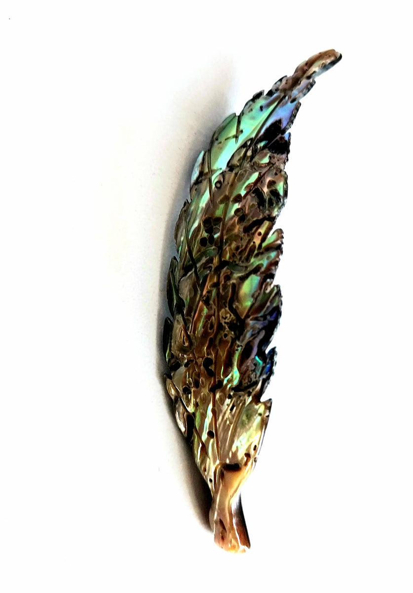 Handmade Abalone Shell Feather – Limanty